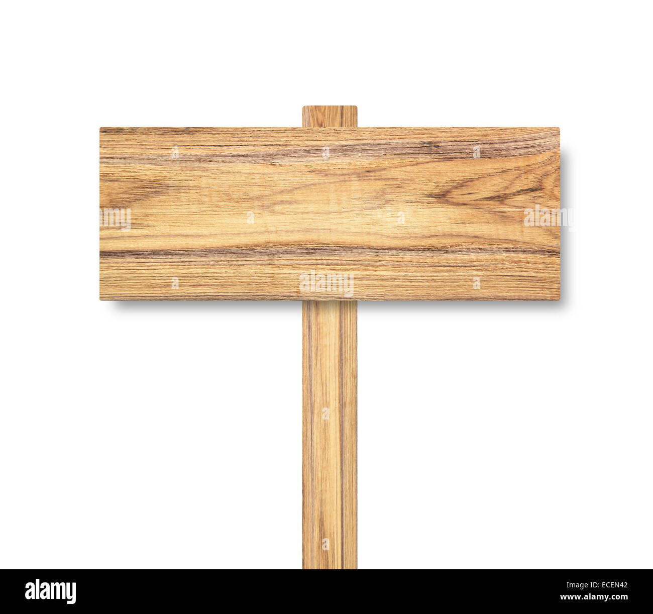 Old wooden billboard isolated on white background Stock Photo - Alamy