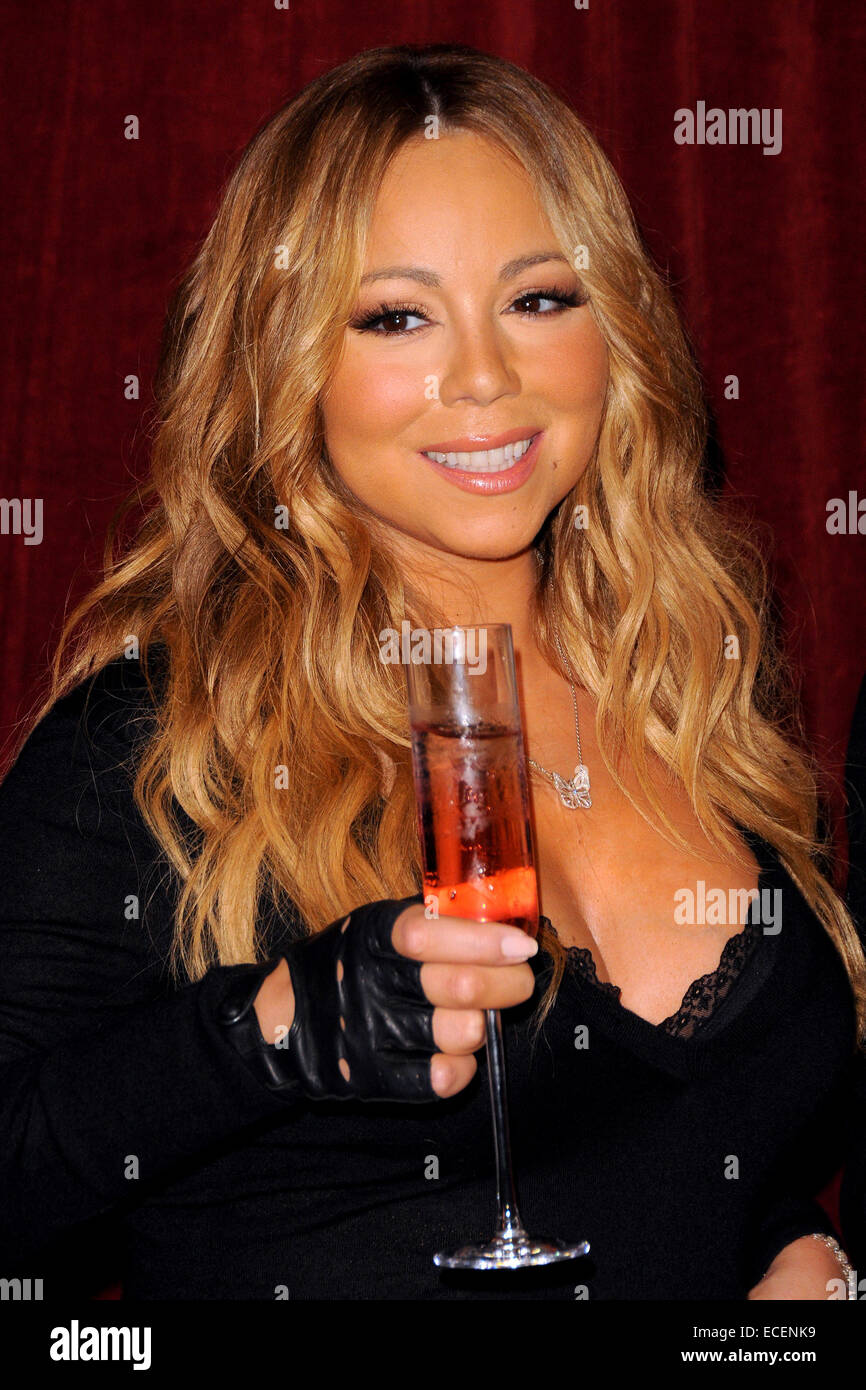 Mariah Carey announces her new Go N'Syde bottle 'Butterfly' during a ...