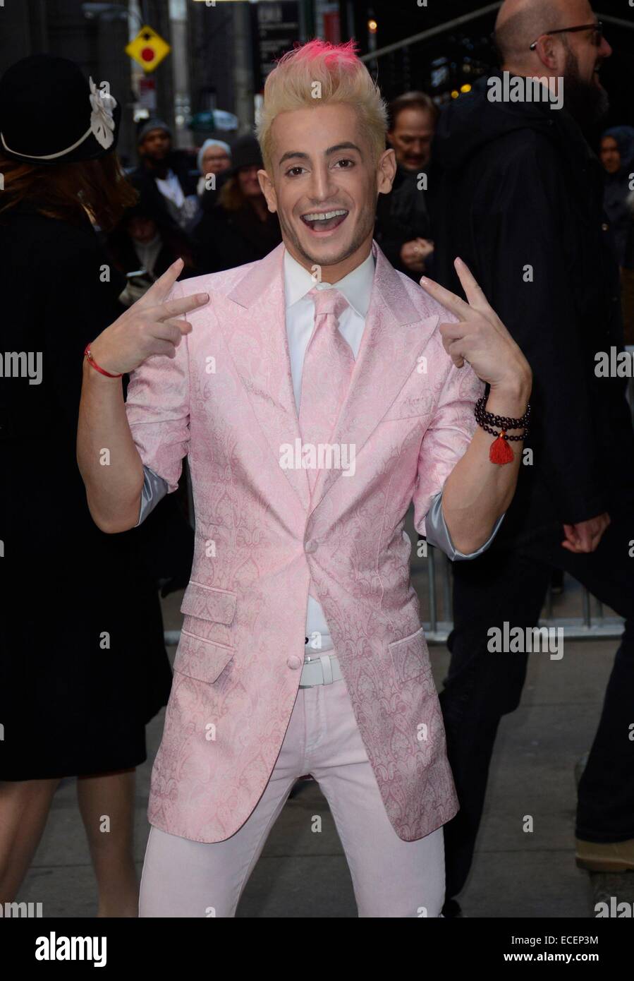 New York, NY, USA. 12th Dec, 2014. Frankie James Grande at arrivals for ...