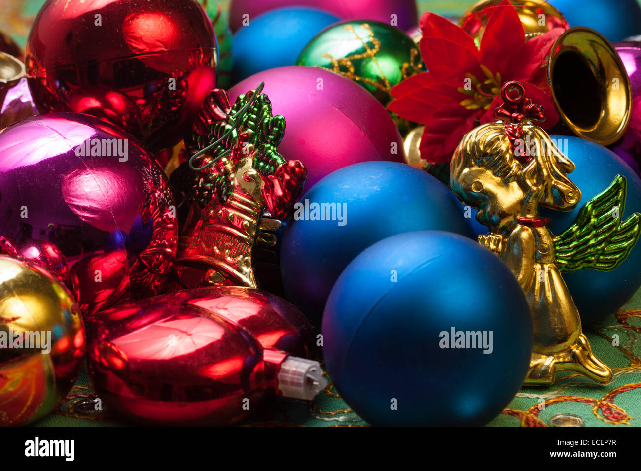 italian Christmas, decoration and traditional cakes Stock Photo - Alamy