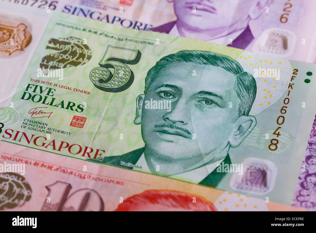 Singapore dollar banknotes hi-res stock photography and images - Alamy