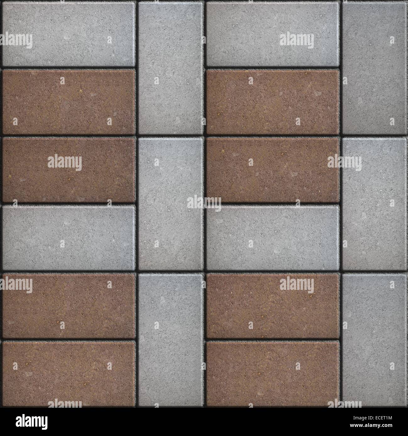 Rectangular Paving Slabs Laid as Square. Seamless Texture Stock Photo ...