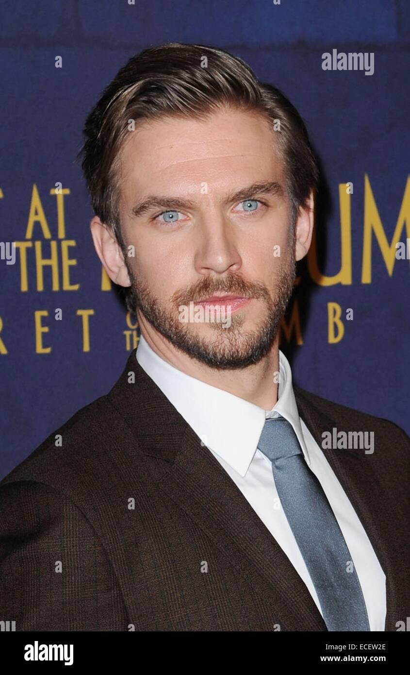New York, NY, USA. 11th Dec, 2014. Dan Stevens at arrivals for NIGHT AT ...