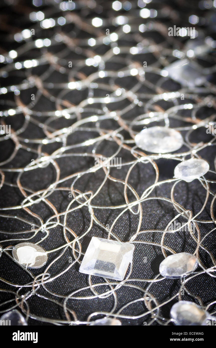 wedding wire mesh. Decoration for wedding party Stock Photo - Alamy