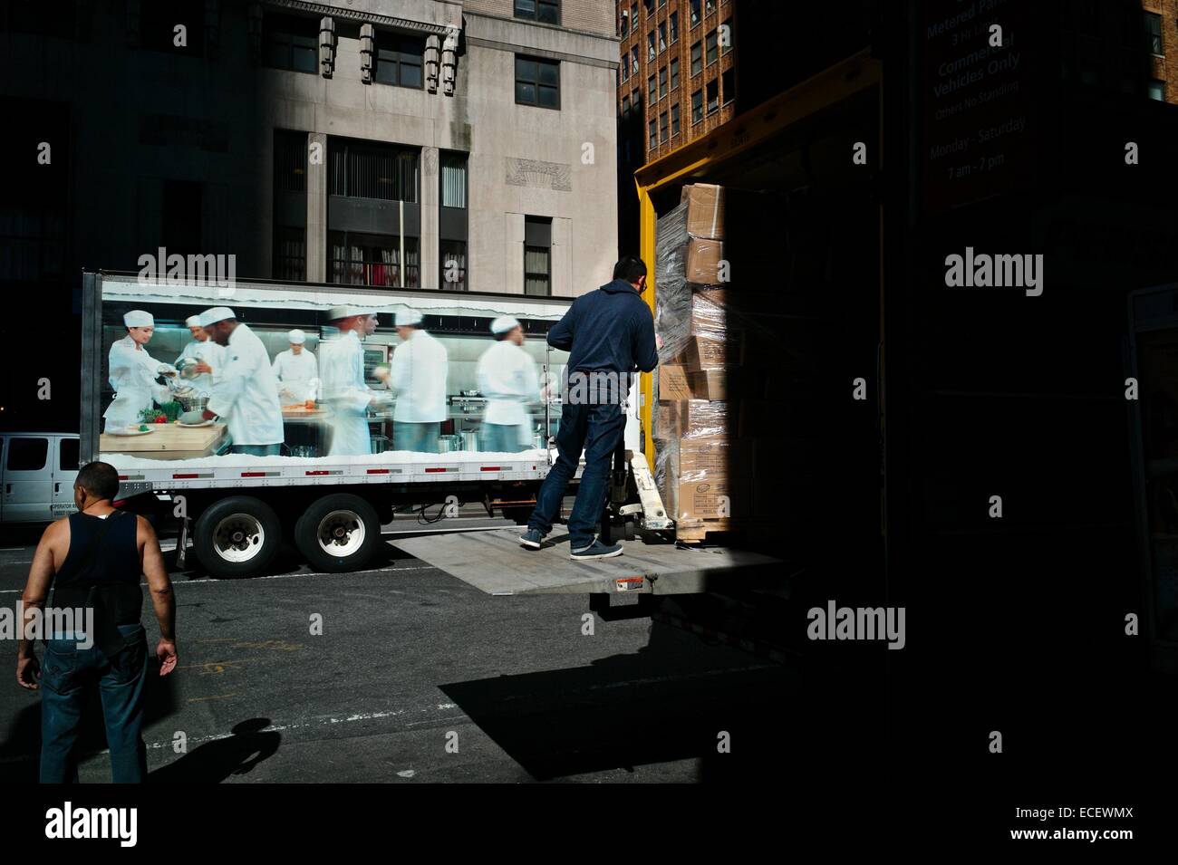 New york working men hi-res stock photography and images - Alamy