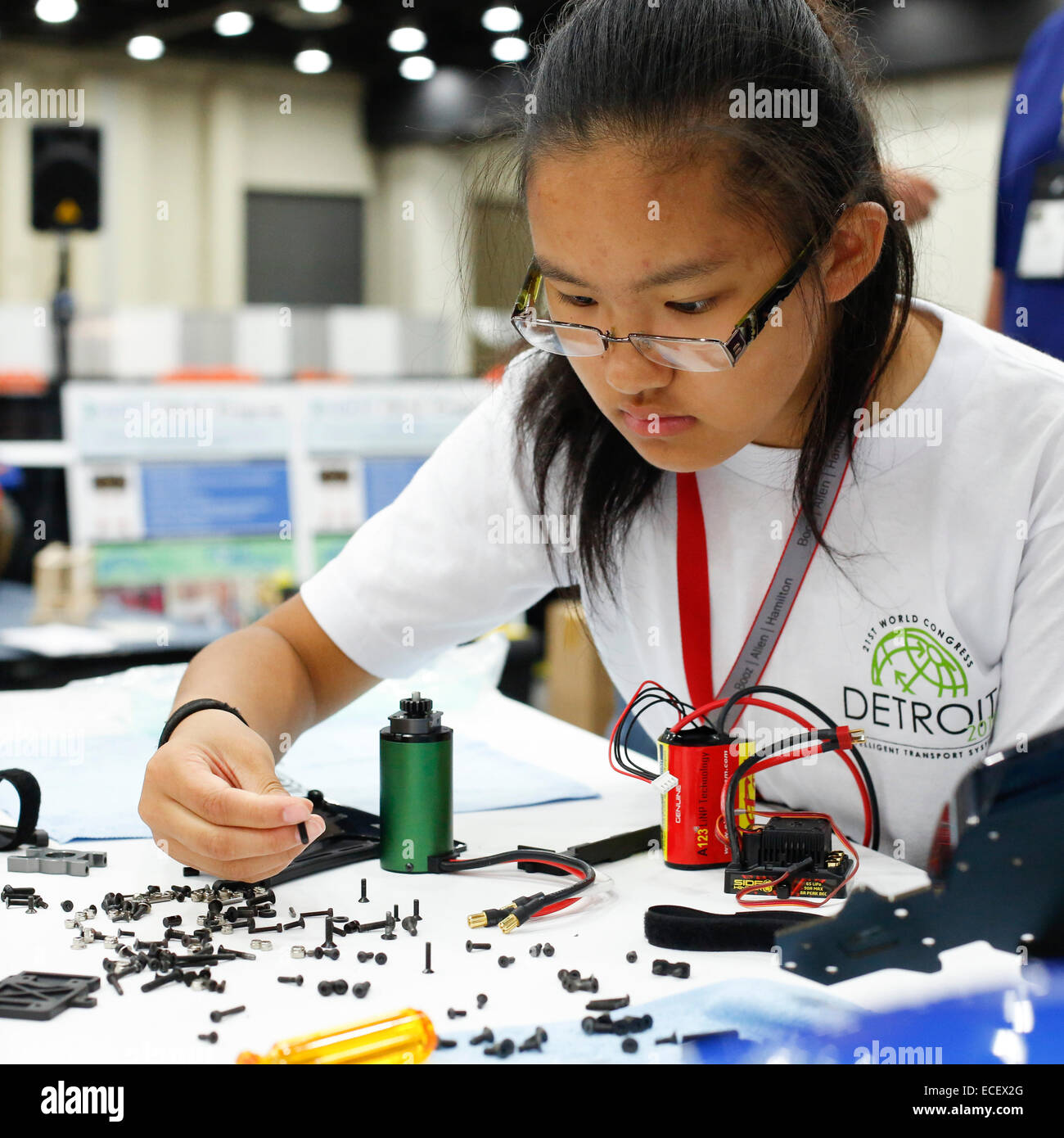 Detroit, Michigan - High school students compete to build a self ...