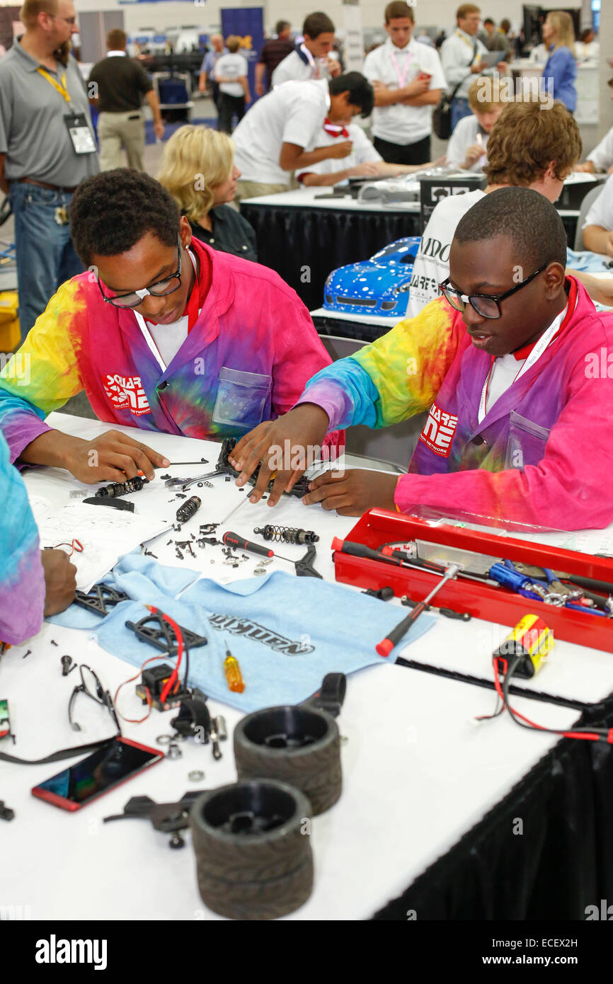 Detroit, Michigan - High school students compete to build a self ...