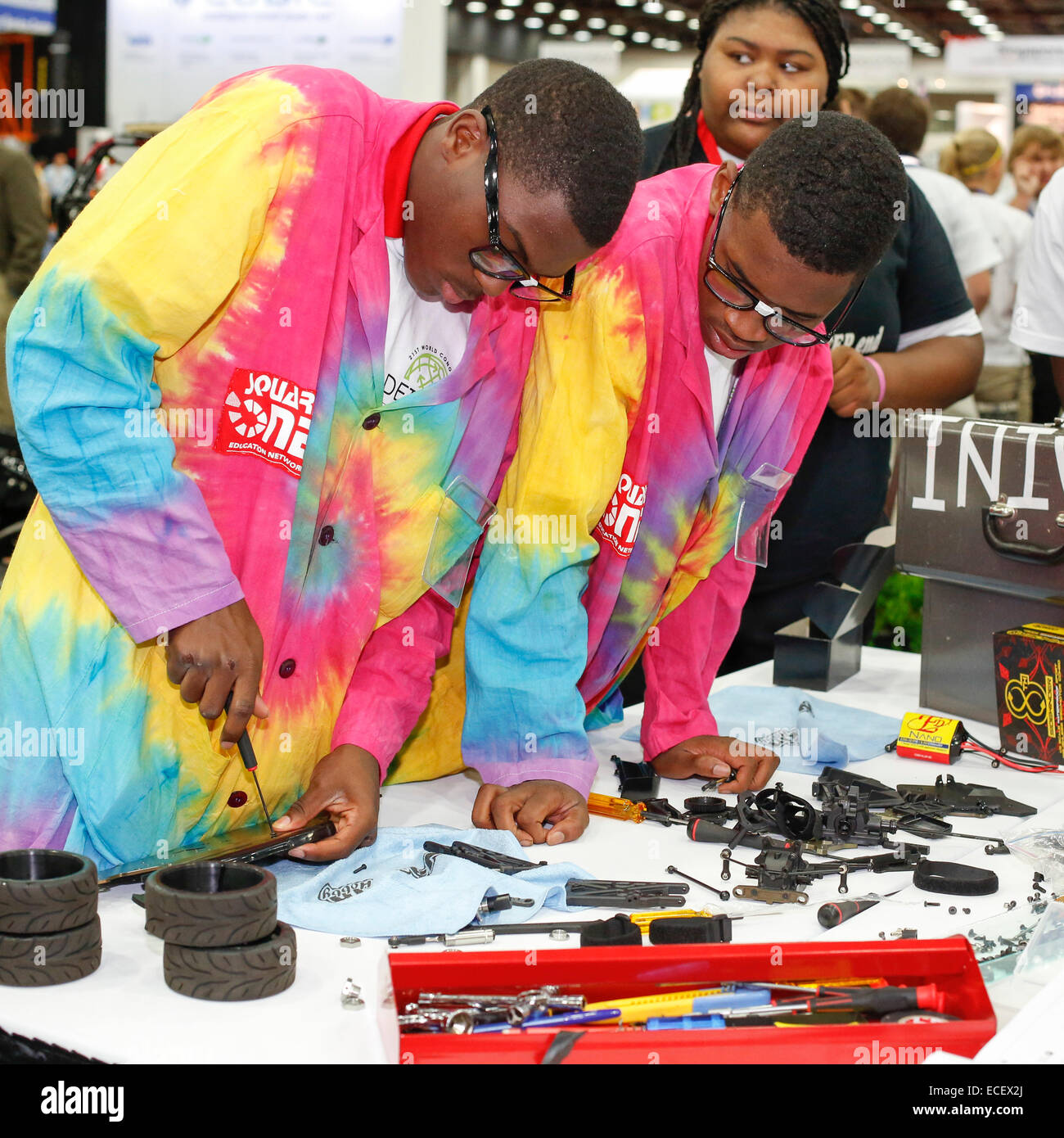 Detroit, Michigan - High school students compete to build a self ...