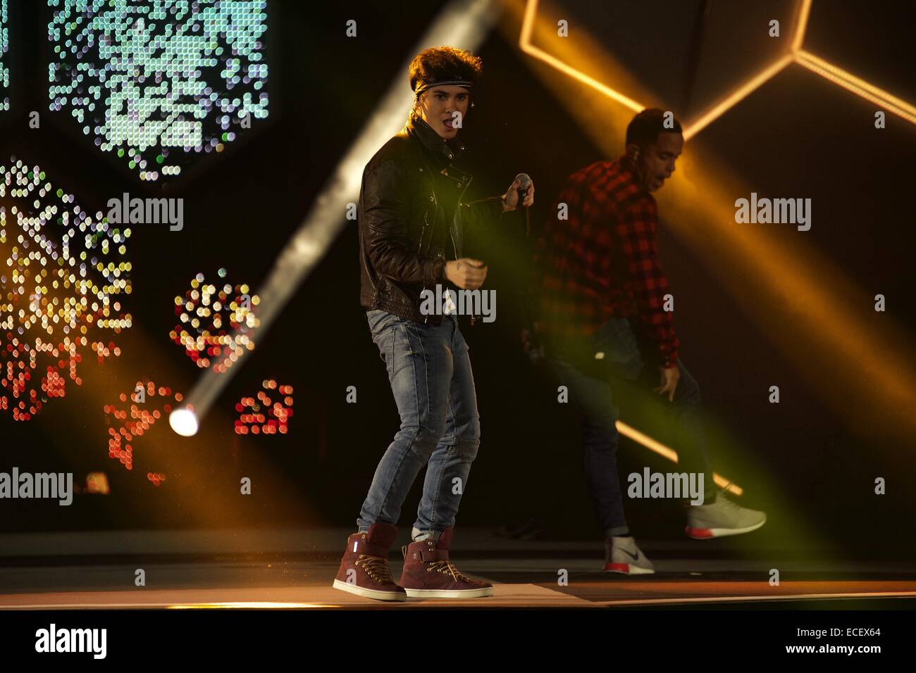 Madrid, Spain. 12th Dec, 2014. Anthony Ladao, Colton Rudloff, Eric ...