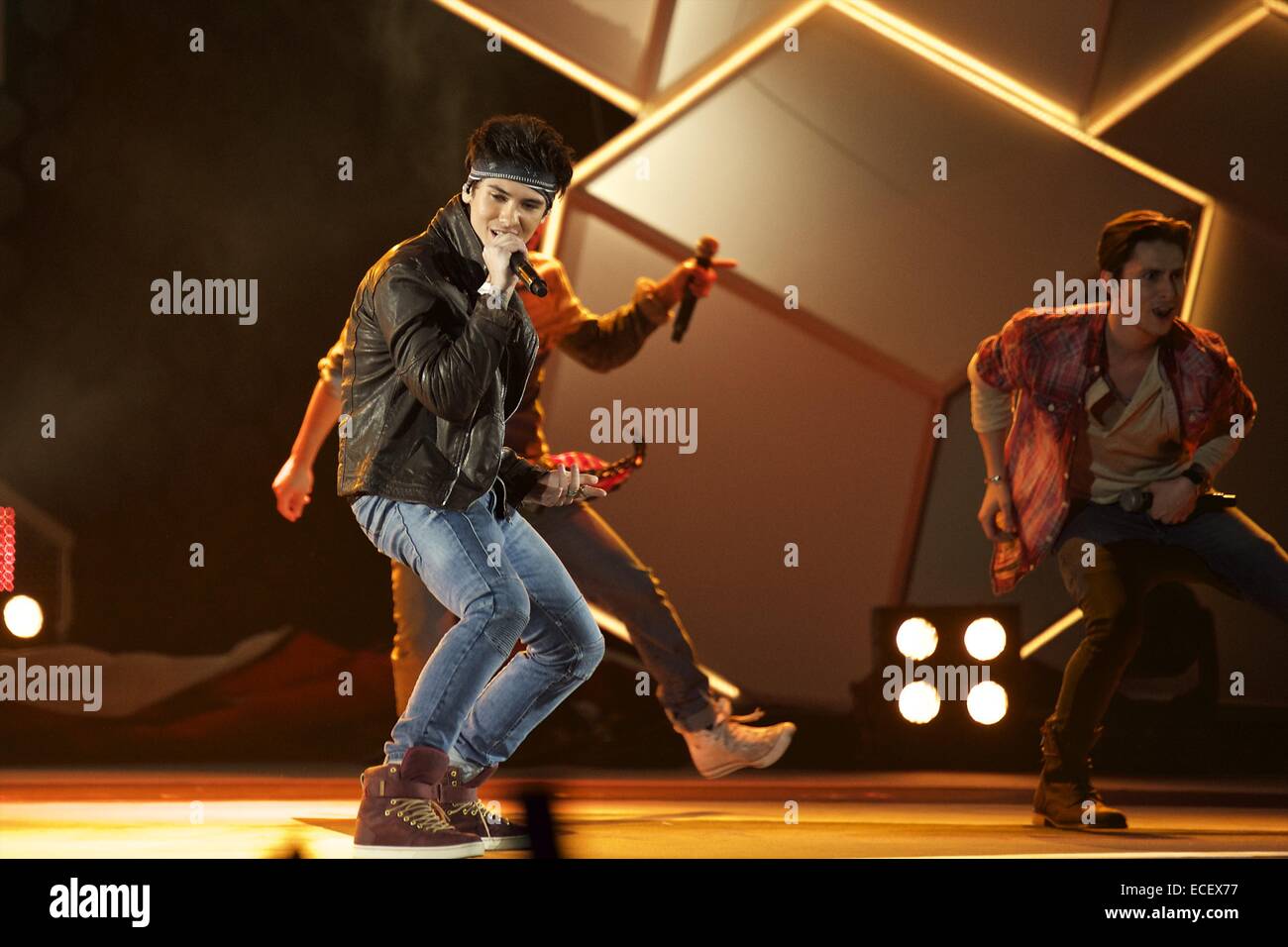 Madrid, Spain. 12th Dec, 2014. Anthony Ladao, Colton Rudloff, Eric ...