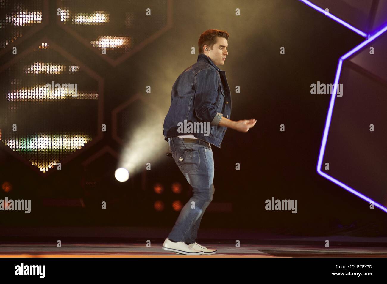 Madrid, Spain. 12th Dec, 2014. Anthony Ladao, Colton Rudloff, Eric ...