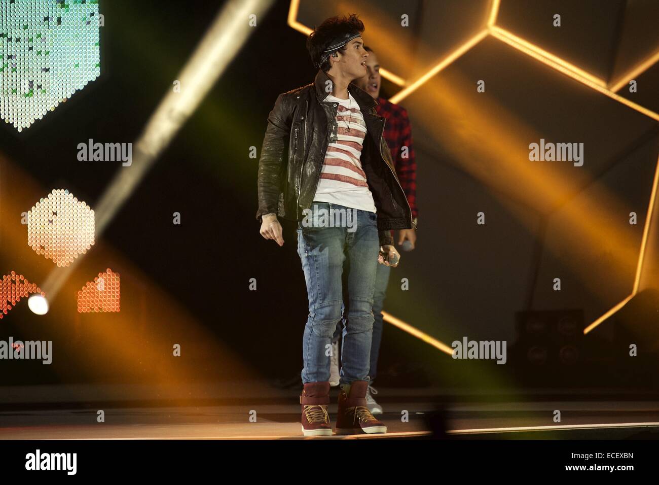 Madrid, Spain. 12th Dec, 2014. Anthony Ladao, Colton Rudloff, Eric ...