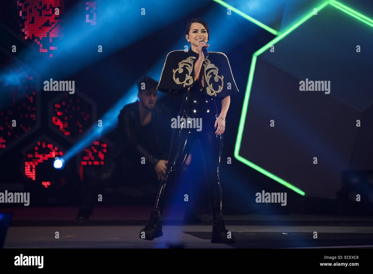 Madrid, Spain. 12th Dec, 2014. Inna performs during '40 Principales ...