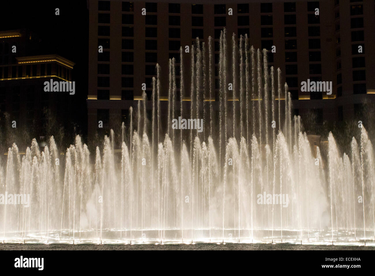 Water Fountain display feature at Caesar's Palace Hotel & Casino at ...