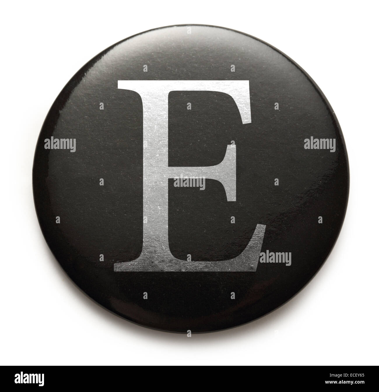 Single capital latin letter E Stock Photo - Alamy