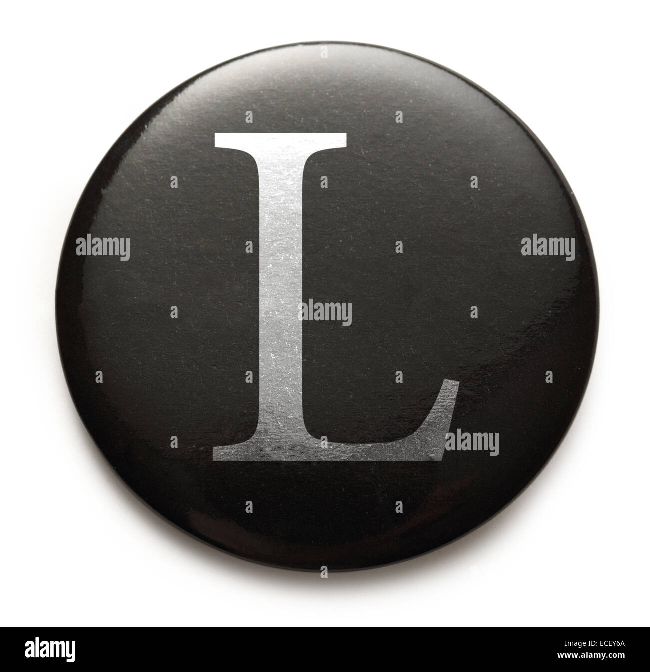 Single capital latin letter L Stock Photo - Alamy