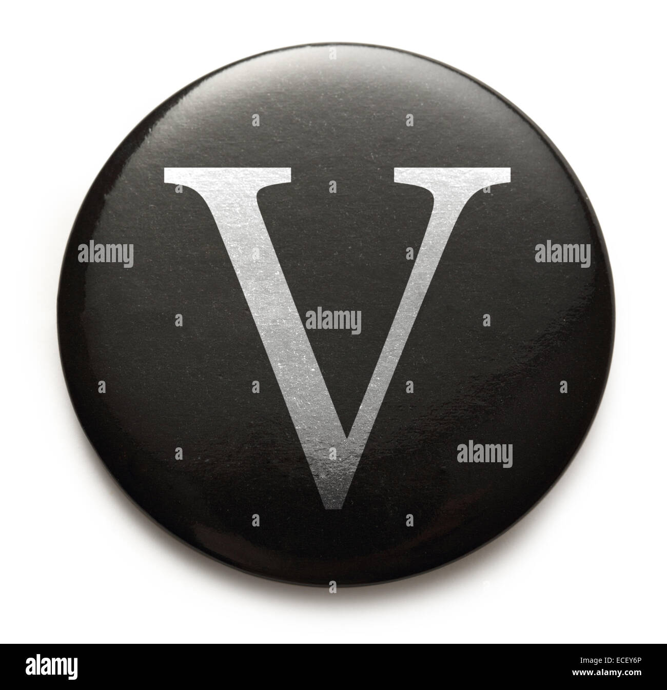 Single capital latin letter V Stock Photo - Alamy