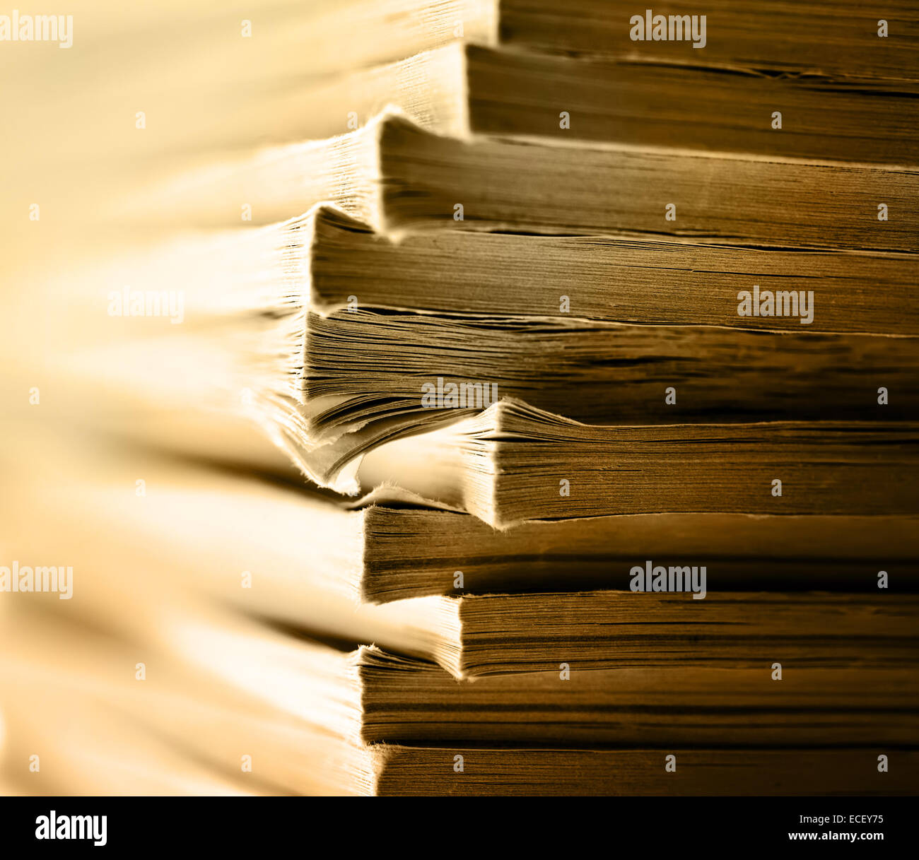 Stack of old magazines as background Stock Photo - Alamy
