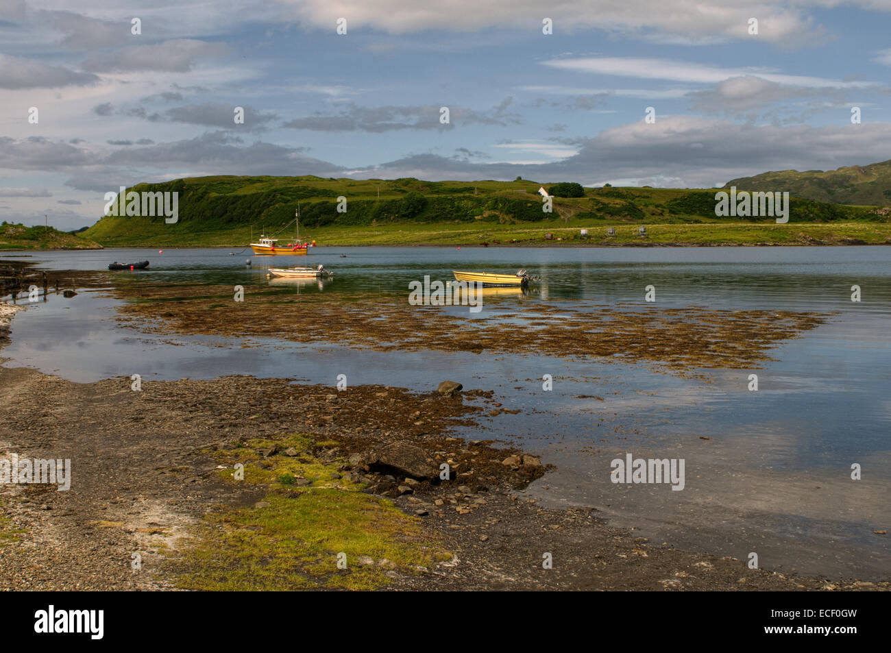 Toberonochy on the Isle of Luing, Scotland Stock Photo - Alamy