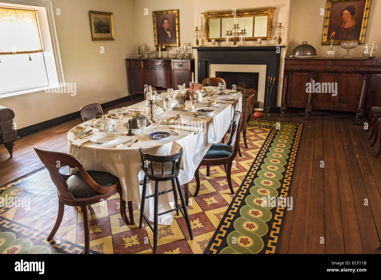 Virginia, Appomattox Court House National Historical Park, McLean House ...