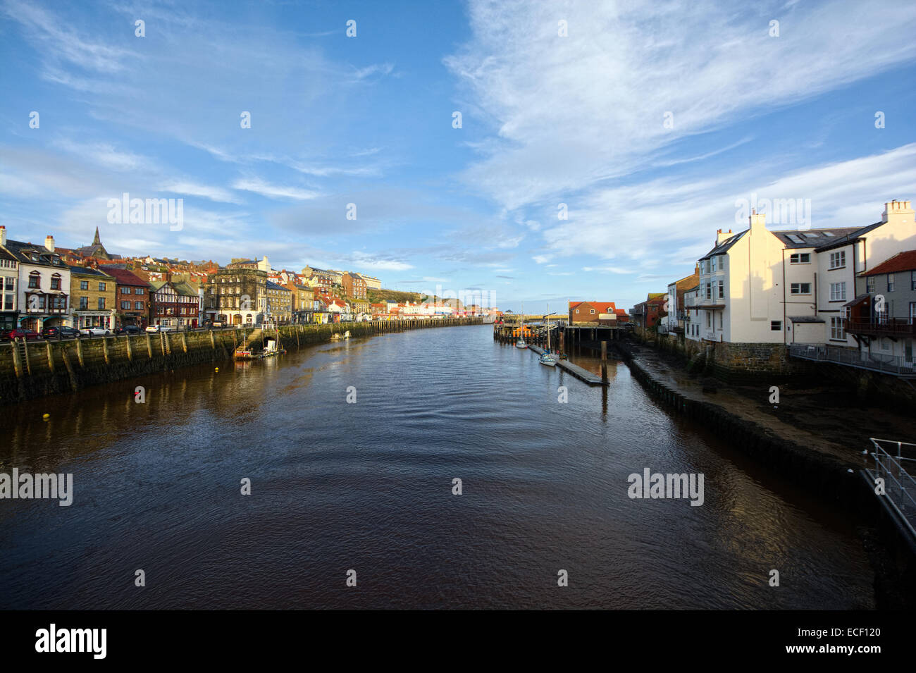 The River Esk at Whitby, North Yorkshire Stock Photo - Alamy