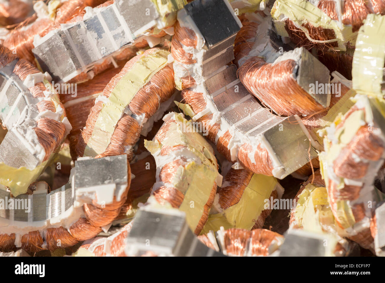 Copper recycling reused Stock Photo - Alamy