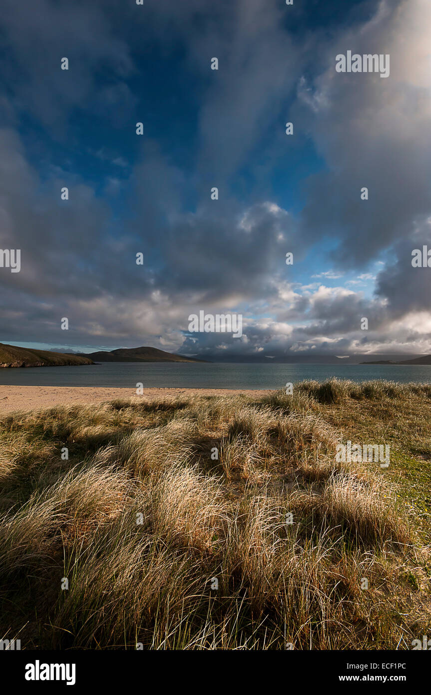 Horgabost on the Isle of Harris in the Outer Hebrides, Scotland Stock ...