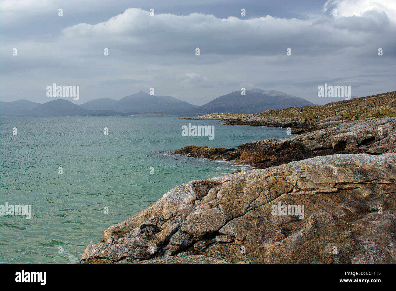 The views from Lusknetyre beach on the Isle of Harris in the Outer ...