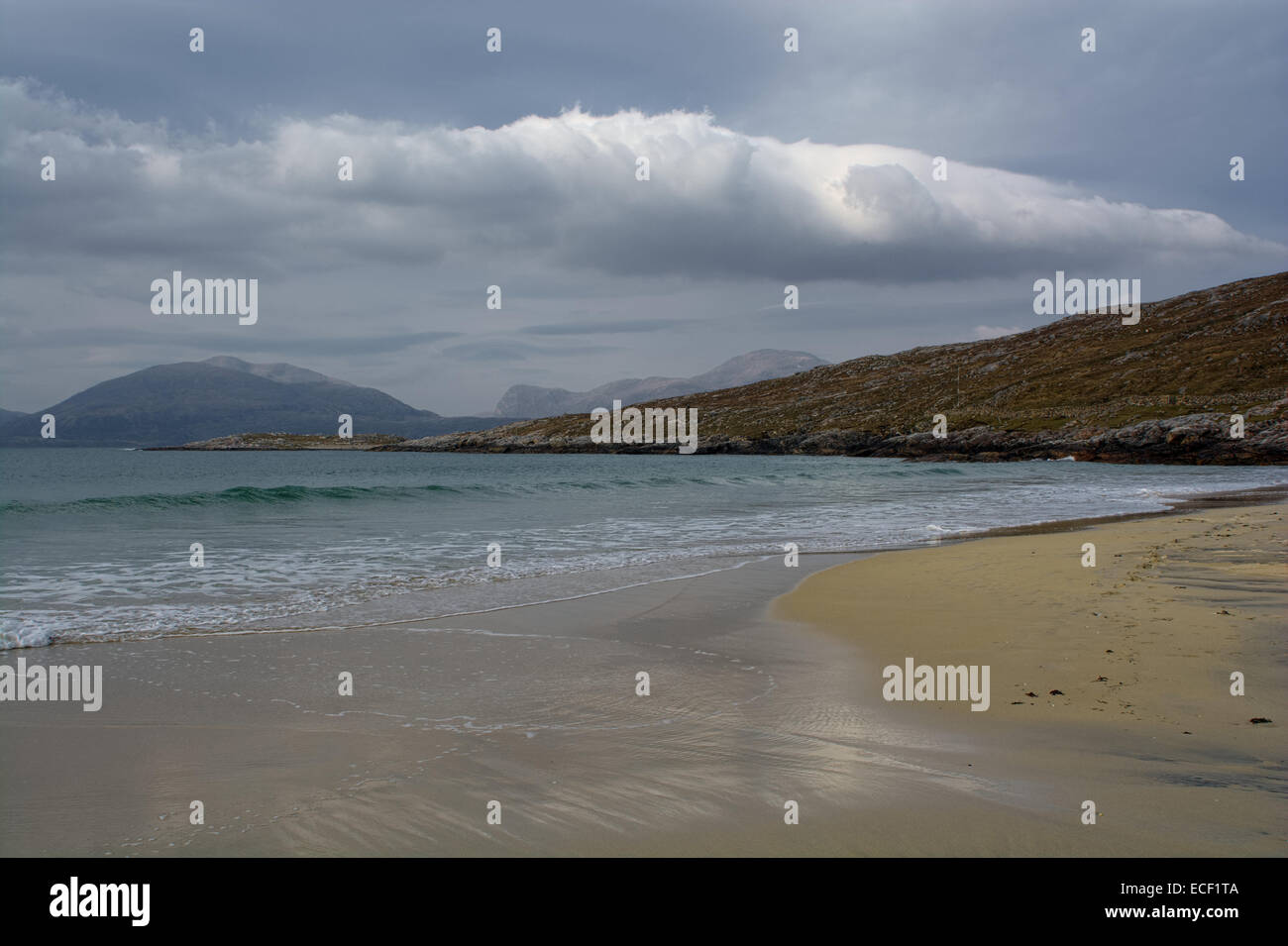The views from Lusknetyre beach on the Isle of Harris in the Outer ...