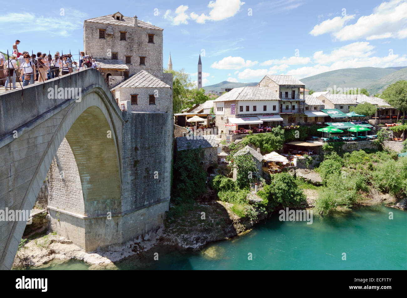 Mostar bridge jump hi-res stock photography and images - Alamy