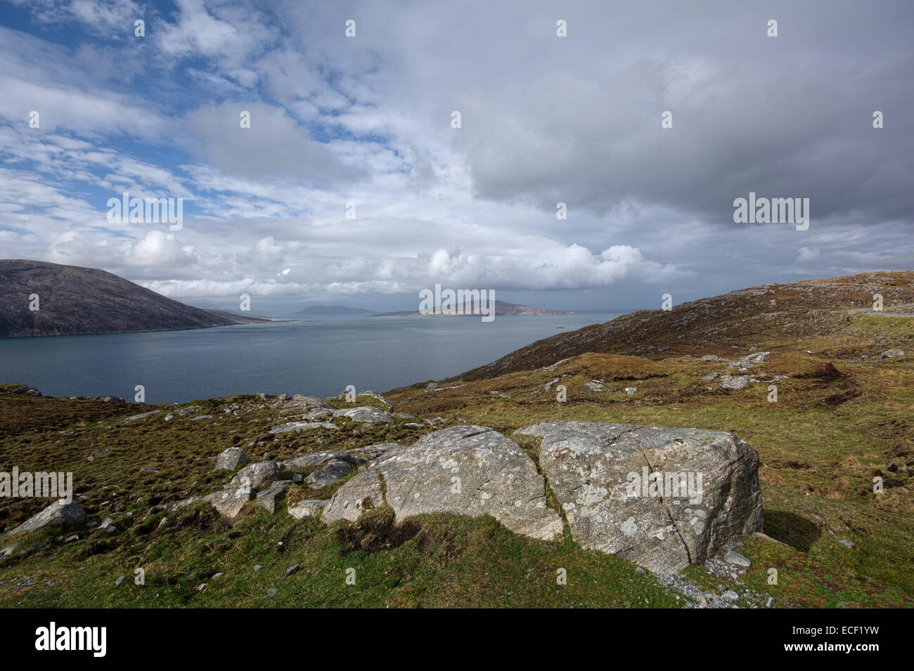 The views from North Harris looking towards West Harris on the Isle of ...