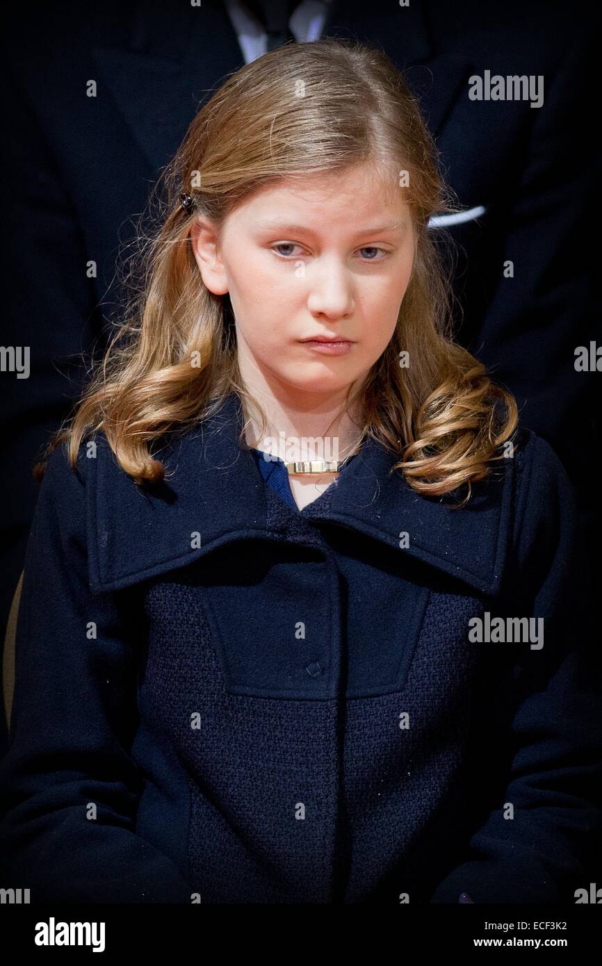 Brussels, Belgium. 12th Dec, 2014. Belgian Crown Princess Elisabeth ...