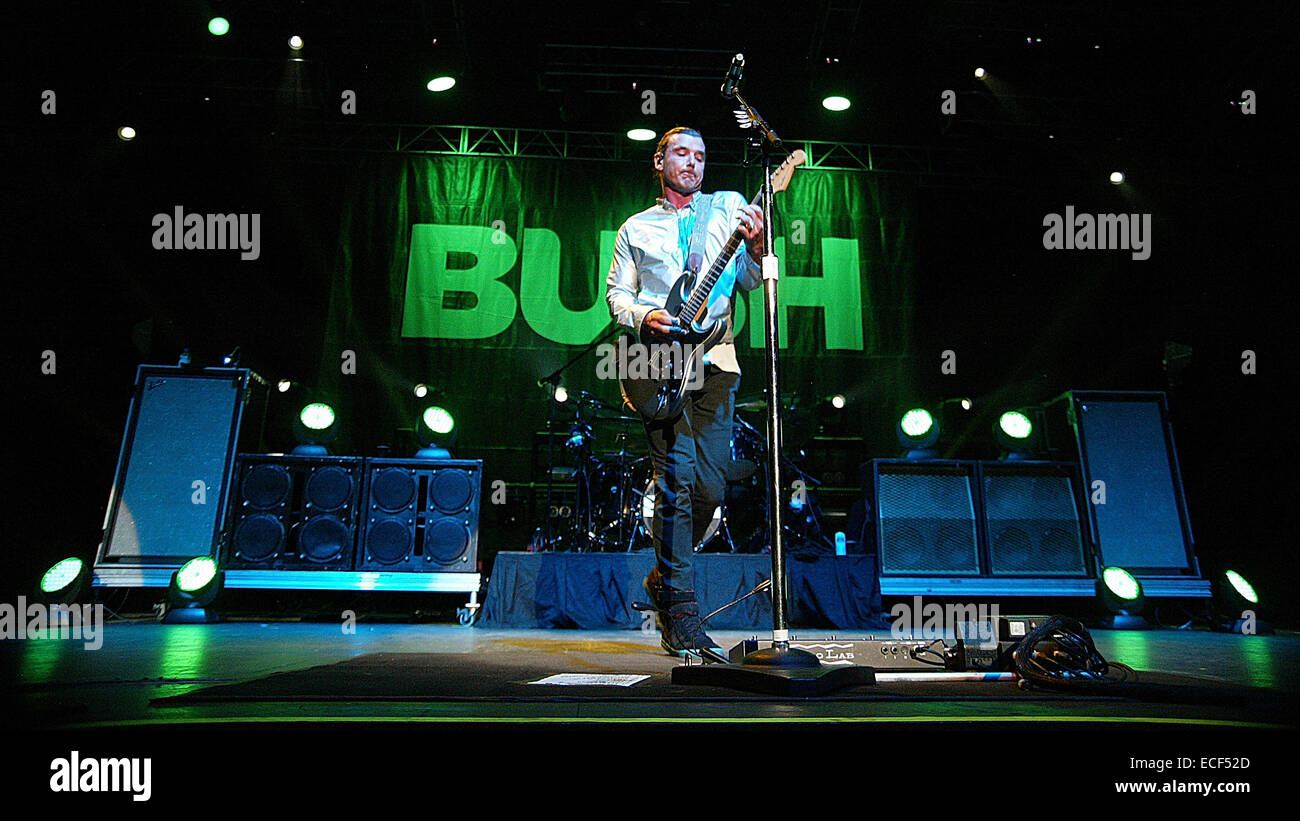 Las Vegas, Nevada, USA. 13th Dec, 2014. Gavin Rossdale and his band ...