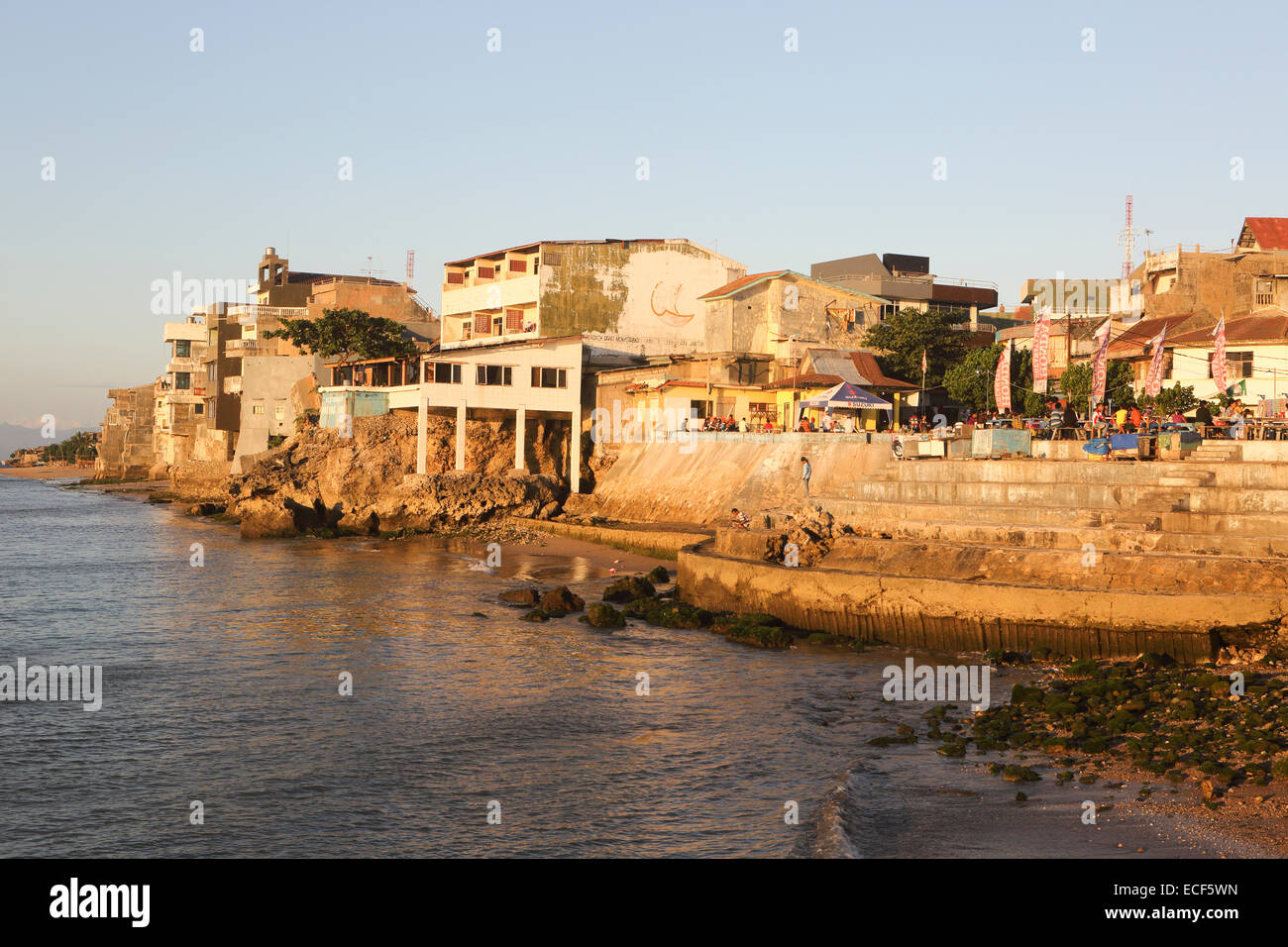 Unattractive Kupang waterfront, West Timor, Indonesia Stock Photo - Alamy