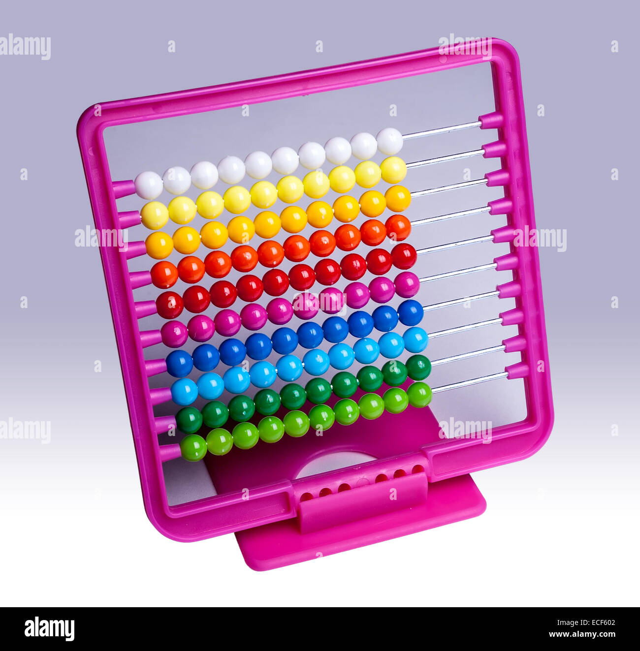 Colourful plastic abacus for school and homework Stock Photo - Alamy