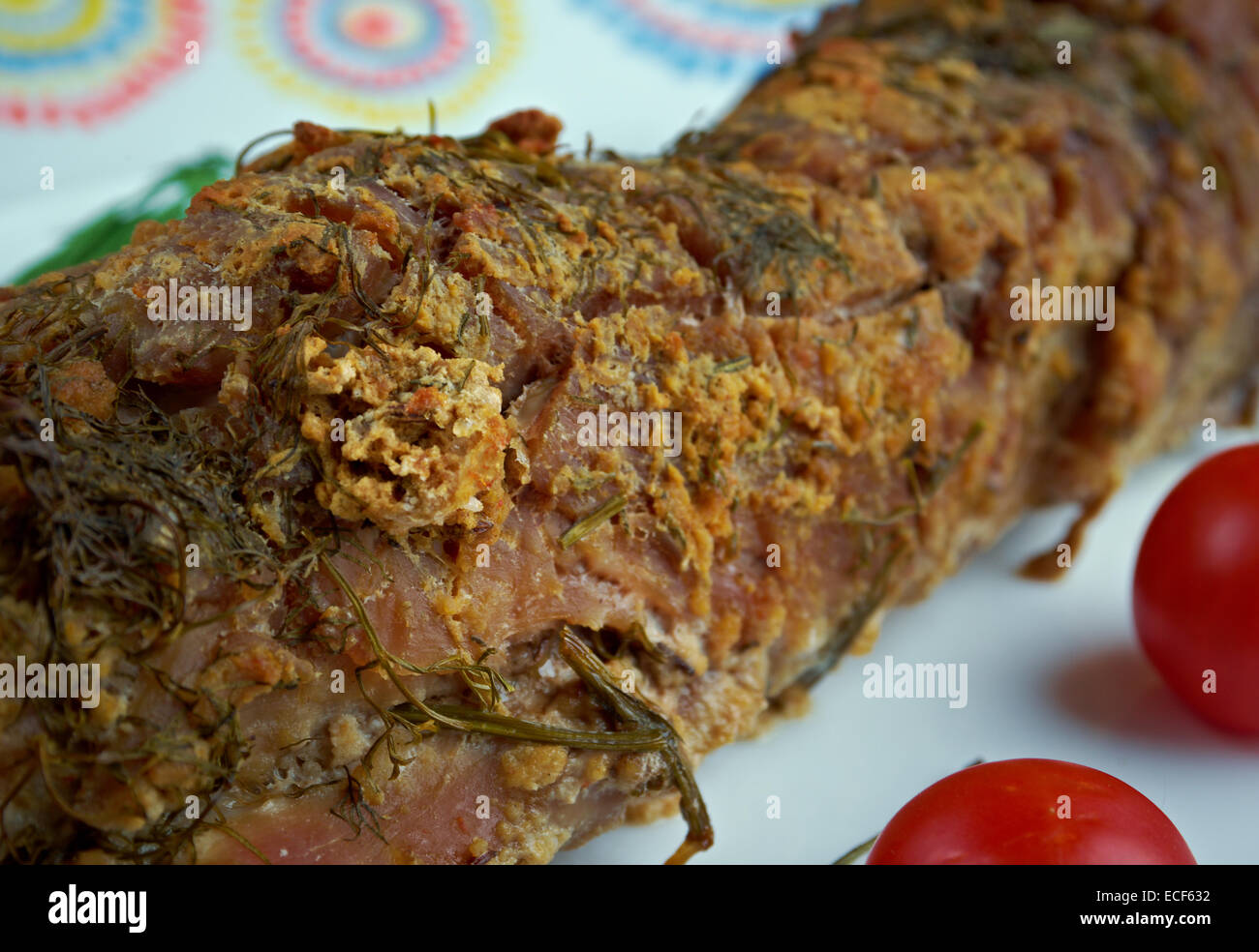Svinestek -Norwegian Pork roast Stock Photo - Alamy