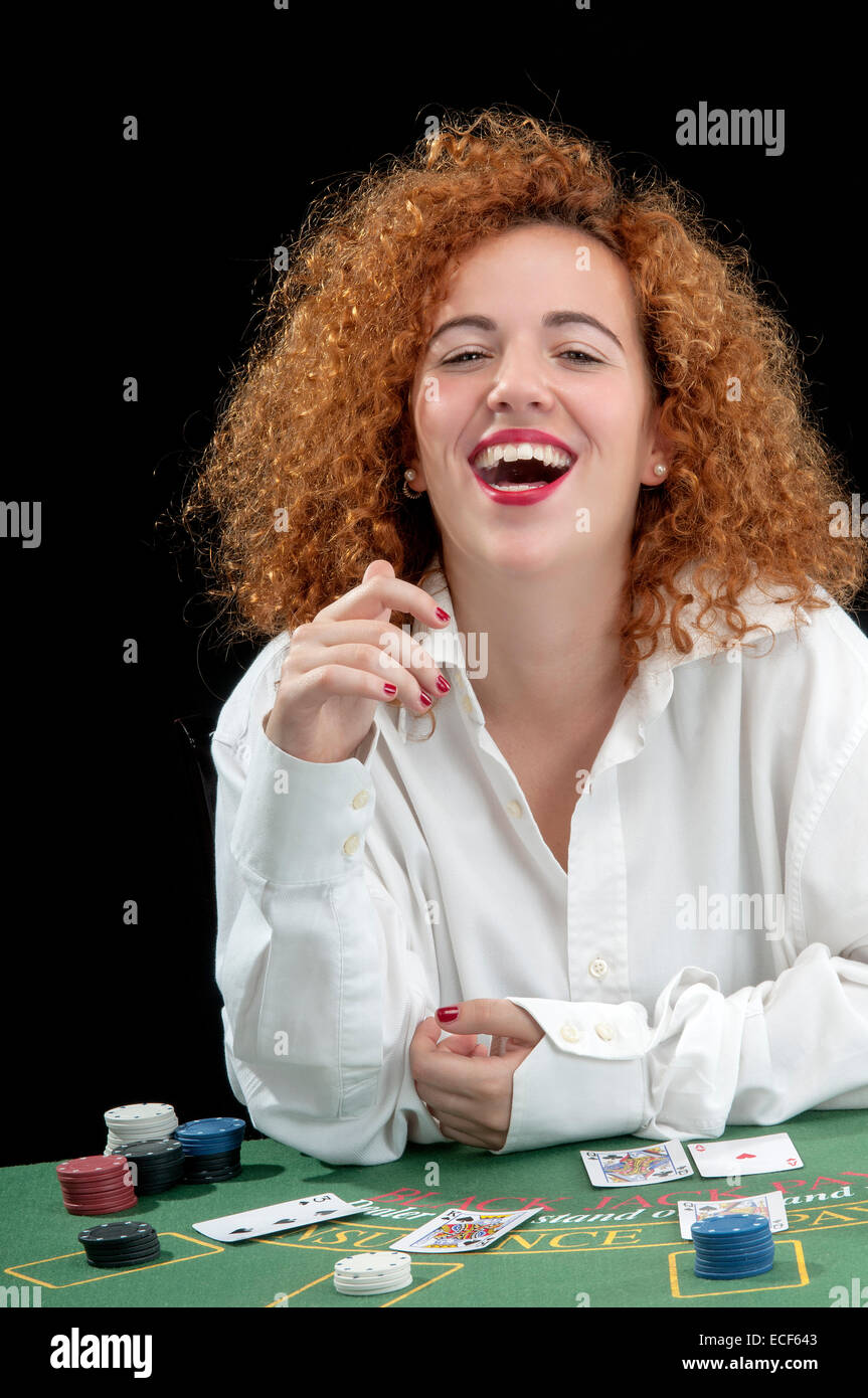 Croupier dealing cards hi-res stock photography and images - Alamy