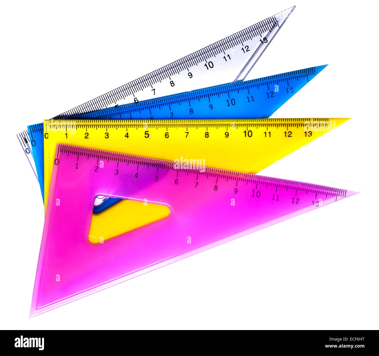 Plastic rulers hi-res stock photography and images - Alamy