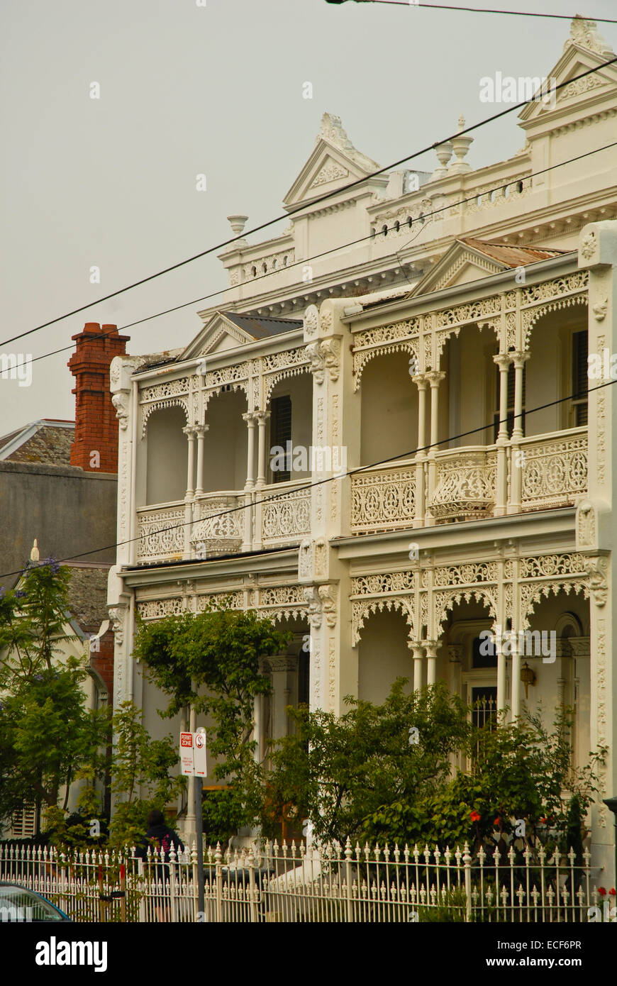 Melbourne Architecture,Victorian Villas,French intricate wrought Iron ...