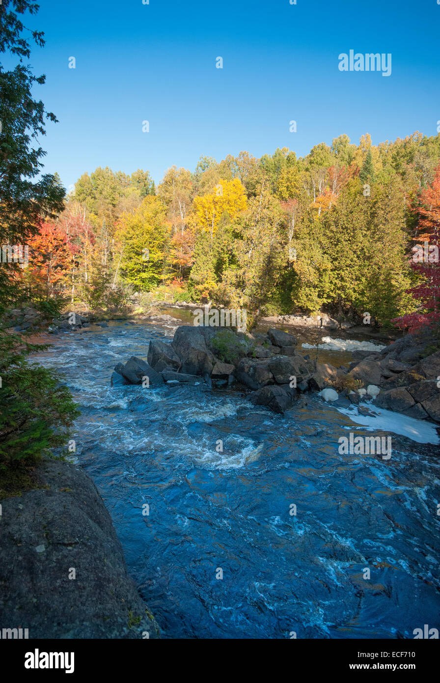 Nature, woods and river in the Fall Stock Photo - Alamy