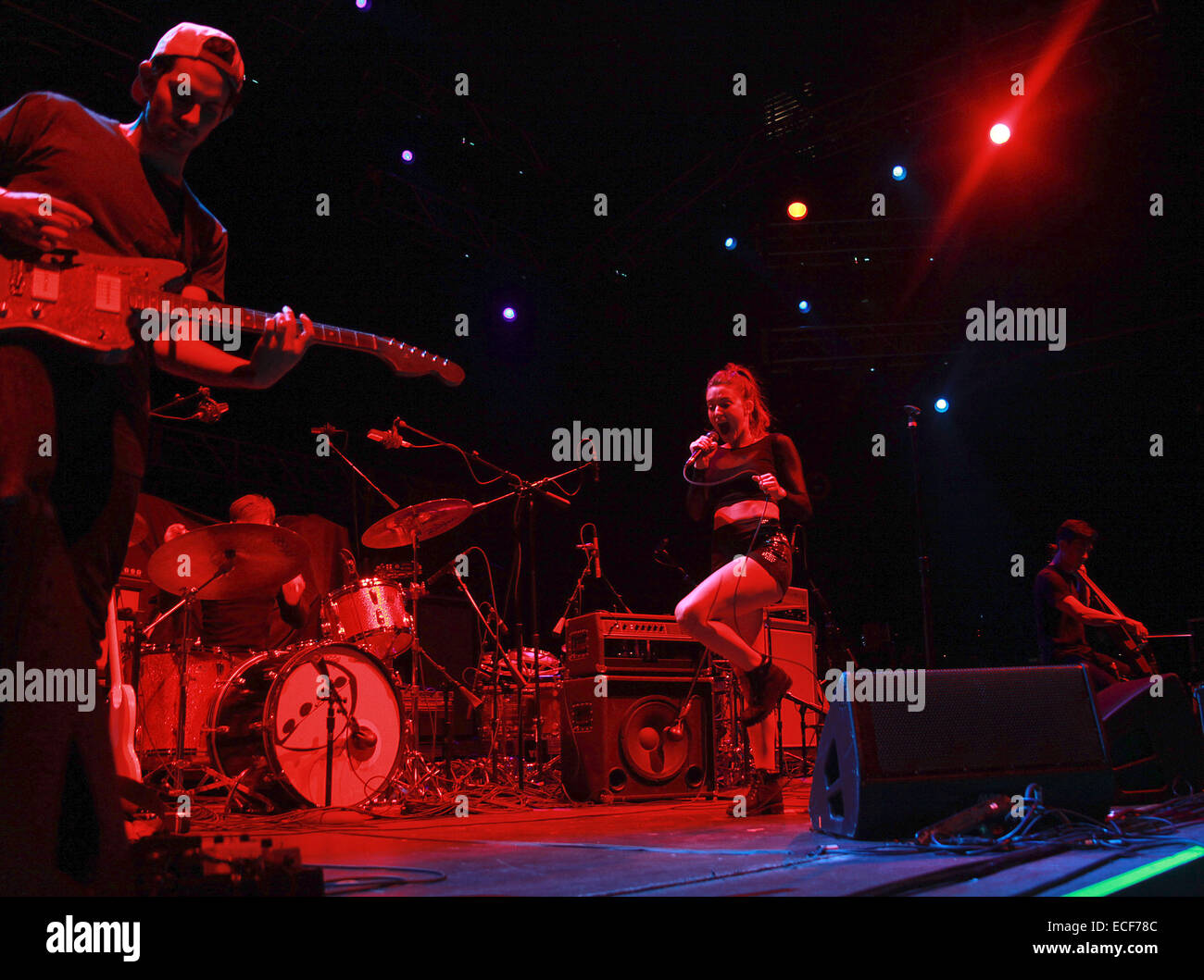 Las Vegas, Nevada, USA. 13th Dec, 2014. Indie rock artist Meg Myers ...