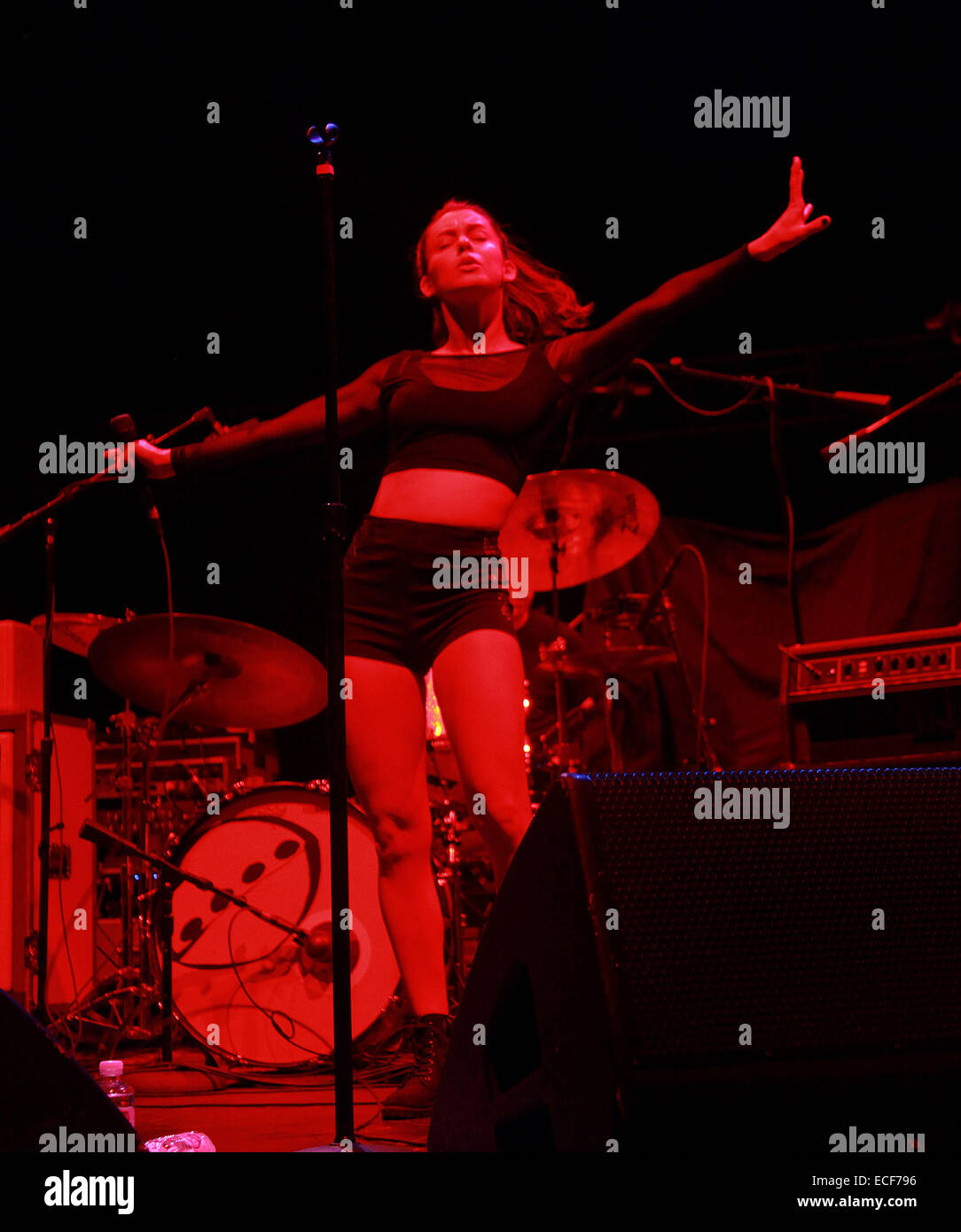 Las Vegas, Nevada, USA. 13th Dec, 2014. Indie rock artist Meg Myers ...