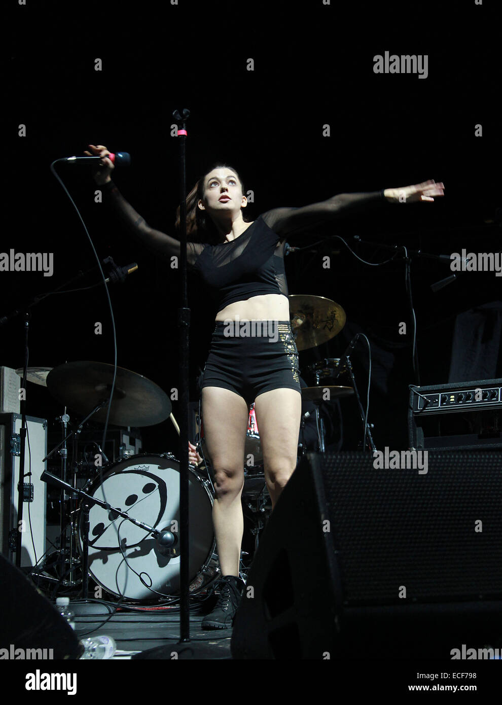 Las Vegas, Nevada, USA. 13th Dec, 2014. Indie rock artist Meg Myers ...