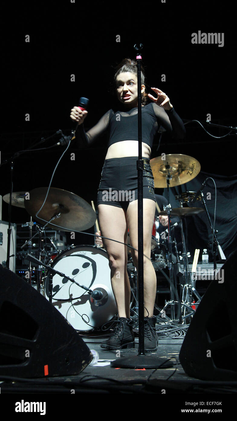 Las Vegas, Nevada, USA. 13th Dec, 2014. Indie rock artist Meg Myers ...