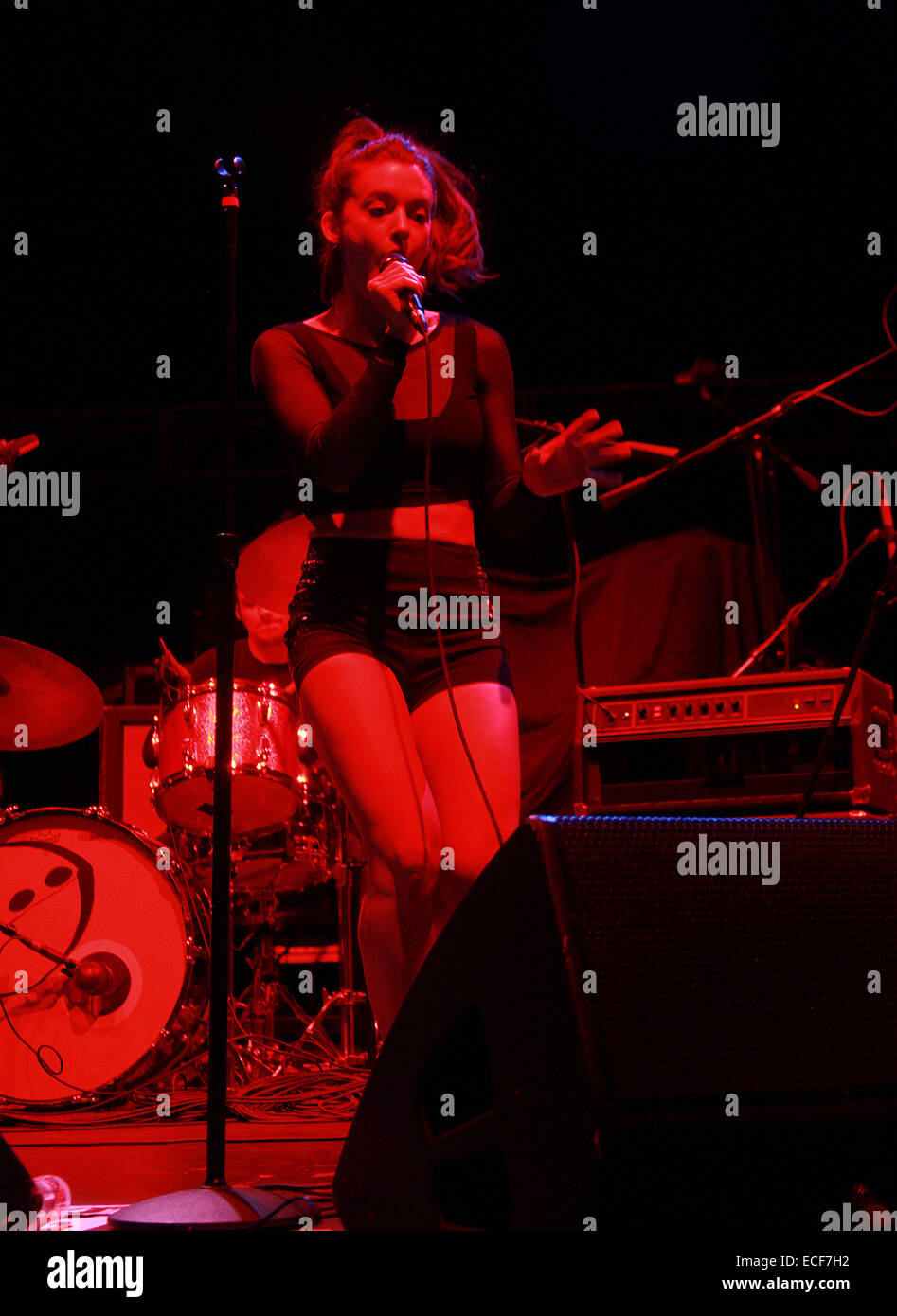 Las Vegas, Nevada, USA. 13th Dec, 2014. Indie rock artist Meg Myers ...