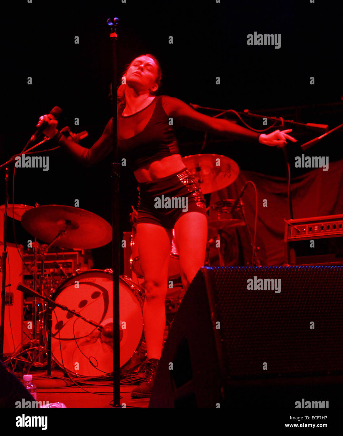 Las Vegas, Nevada, USA. 13th Dec, 2014. Indie rock artist Meg Myers ...
