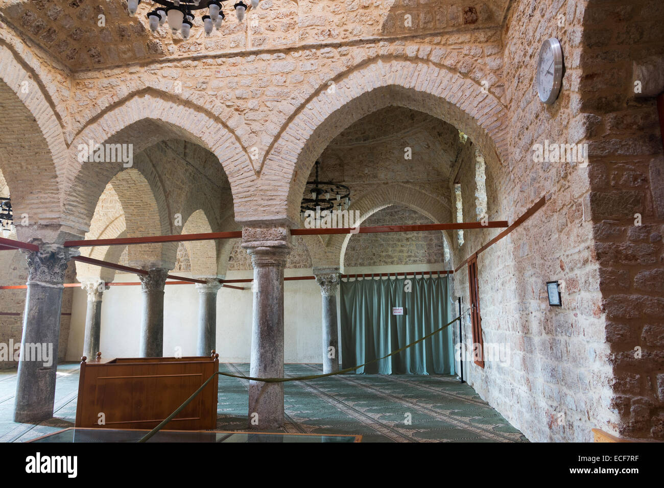 Interior of the Fluted Minaret Mosque Stock Photo - Alamy