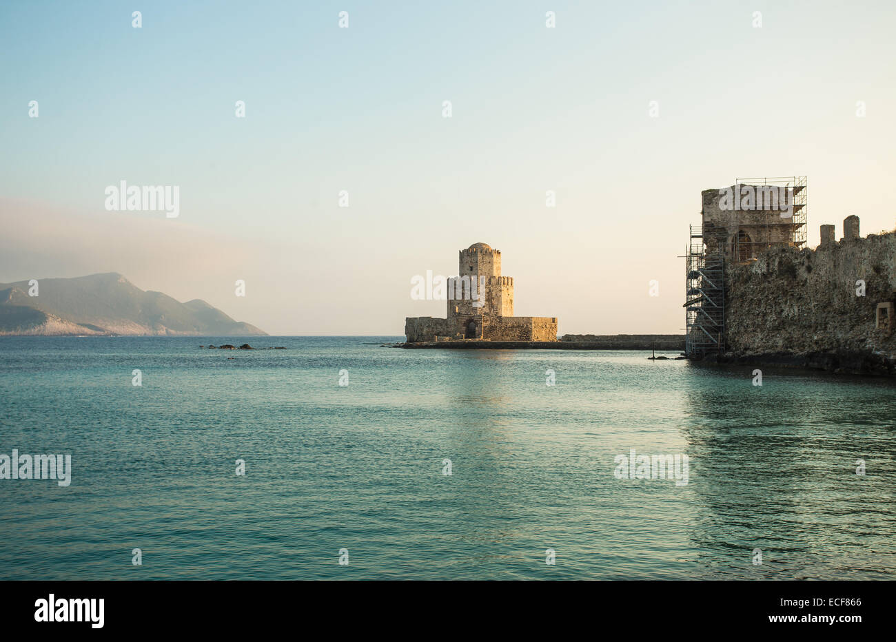 The Methoni Venetian Fortress in the Peloponnese, Messenia, Greece ...