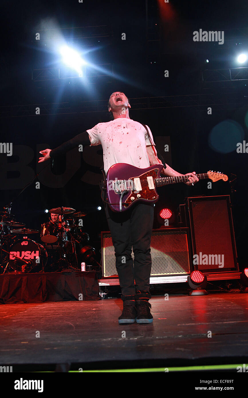 Las Vegas, Nevada, USA. 13th Dec, 2014. Gavin Rossdale and his band ...