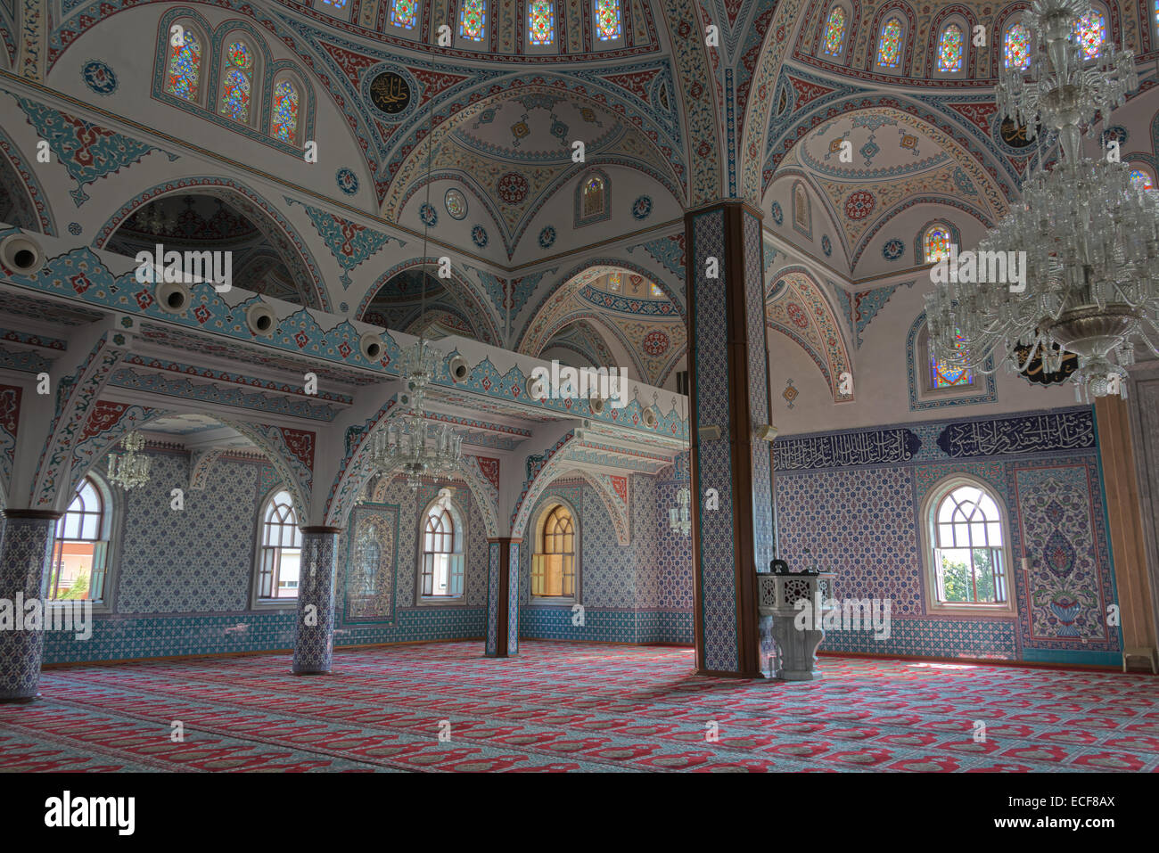 Inside the Mosque in Manavgat Stock Photo - Alamy